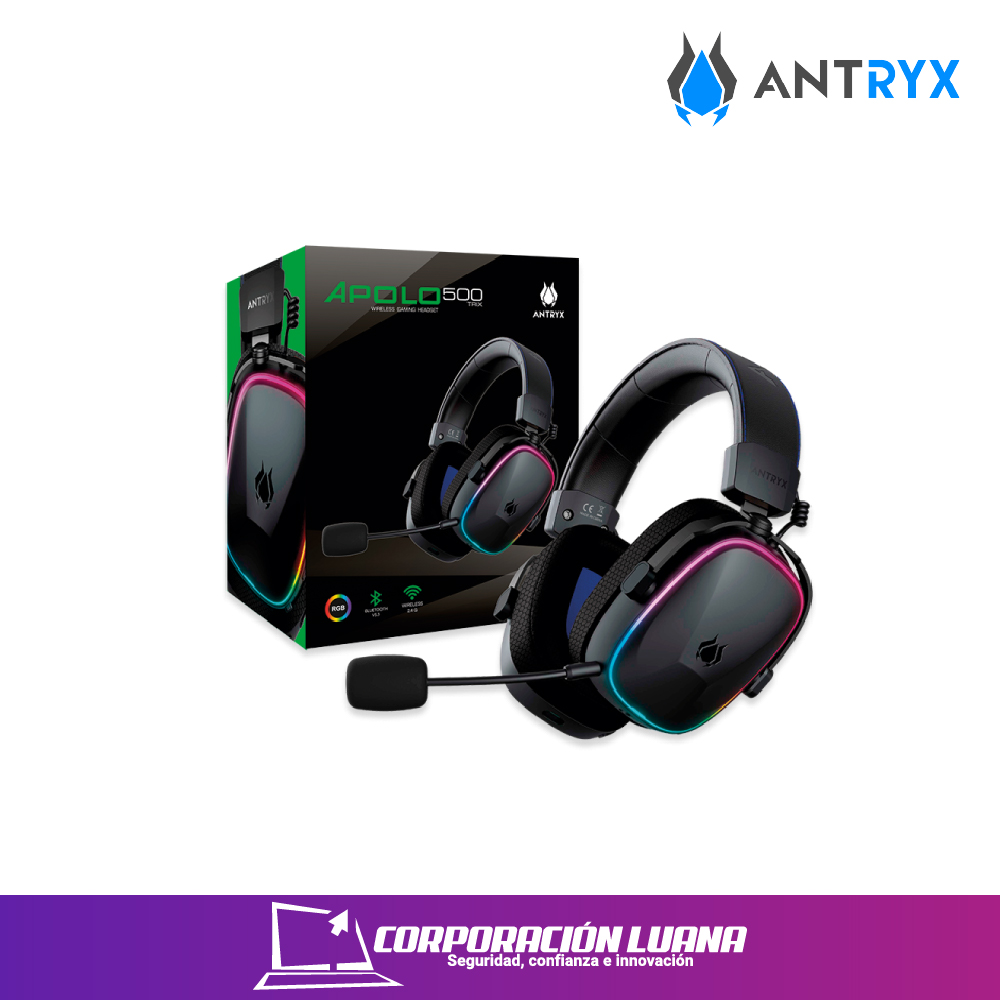 AUDIFONOS INALAMBRICO ANTRYX APOLO 500 TRIX ( AWGH-AP500KTX ) BT ...