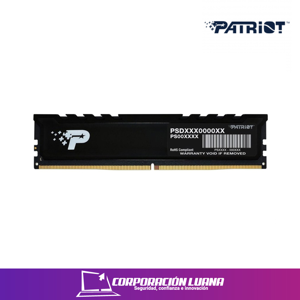 MEMORIA RAM PATRIOT SIGNATURE PREMIUM 16GB 5600 MTS ( PSP516G560081H1 ...