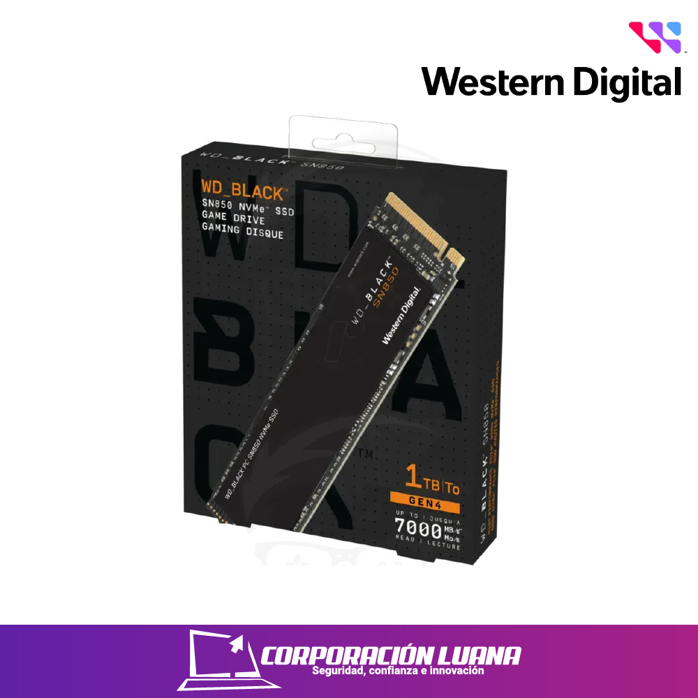 SSD M.2 WESTERN DIGITAL SN8100 1TB BLACK ( WDS100T1X0M-00CMT0 ) NVME ...